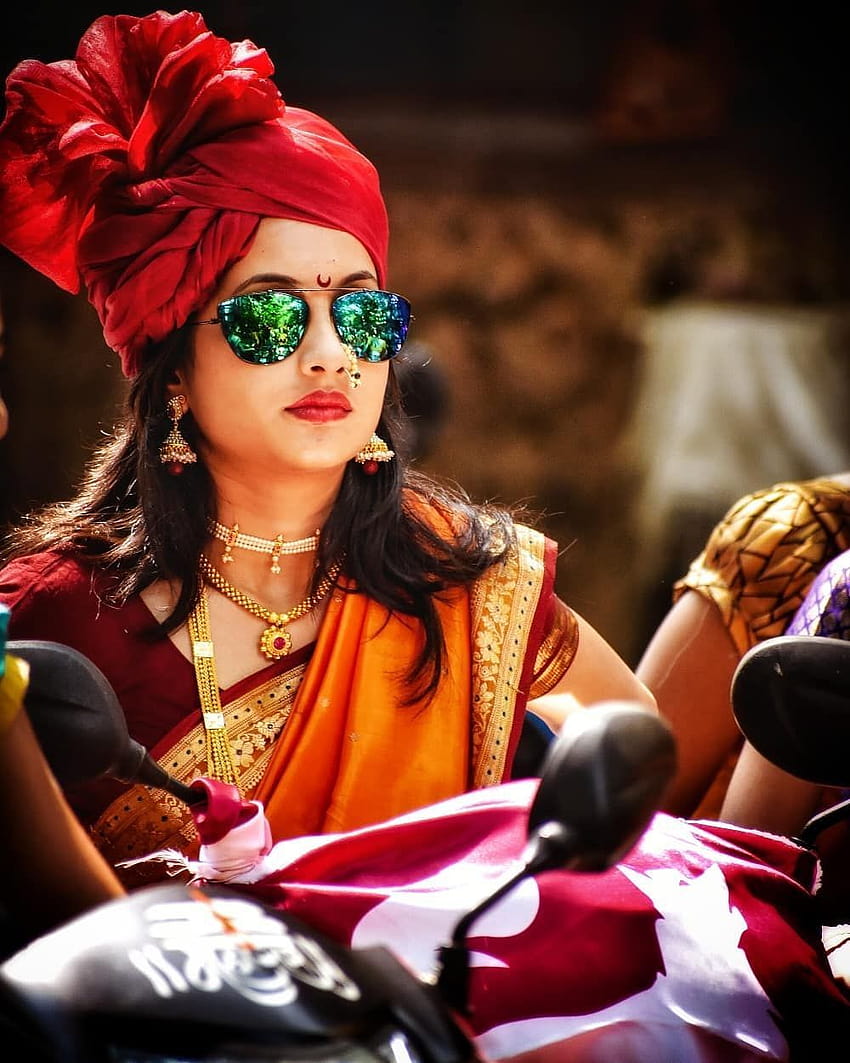 Marathi Girl on the Bike