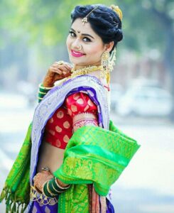 Marathi girl wedding photoshoot pic